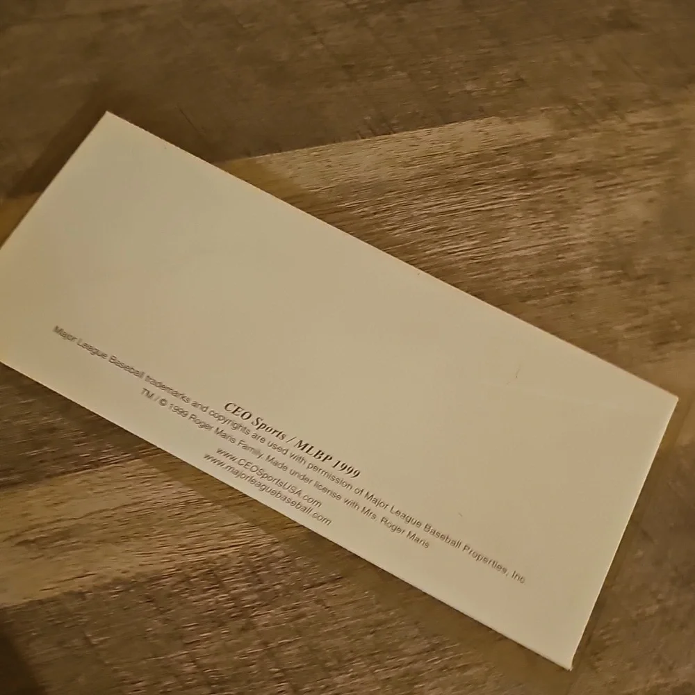 CEO Sports | Design | Roger Maris Stamped Envelope | Poshmark